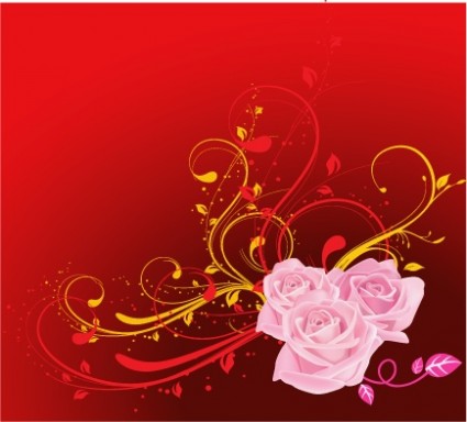 Bunga Wallpaper Vektor